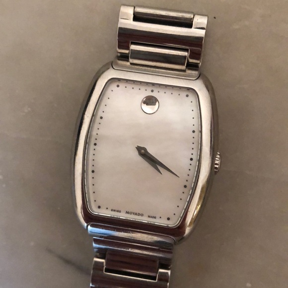 Movado | Accessories | Movado Mother Of Pearl Face Watch | Poshmark